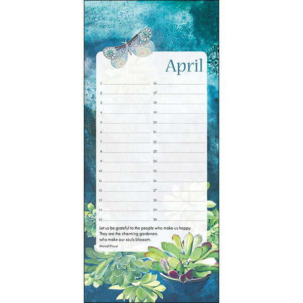 Everlasting Calendar - Secret Garden – Affirmations Publishing House NZ