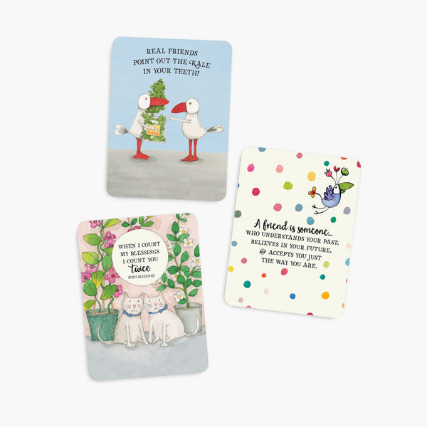 DFP - FRIENDSHIP - TWIGSEEDS 24 AFFIRMATION CARDS + STAND ...